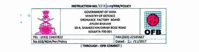 OFB Order-Night Duty Allowance (NDA) – clarification regarding fixation ...